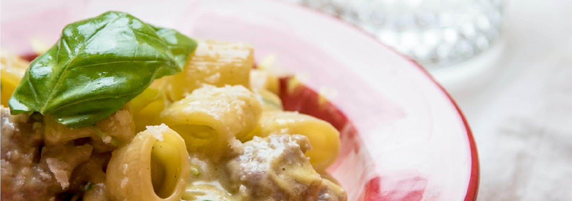 Mezzi canneroni, salsiccia calabrese e zucchine - Antonio Amato